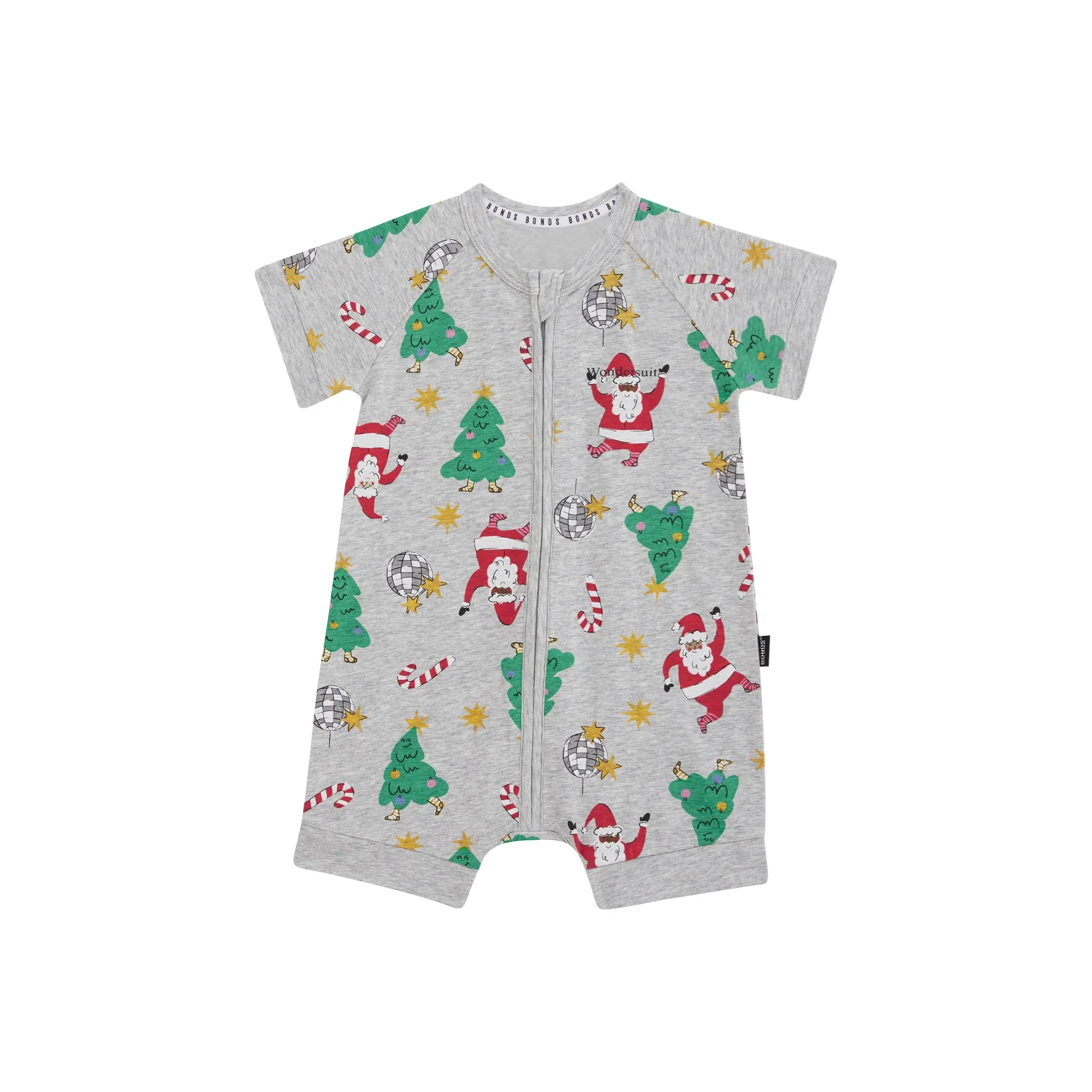 Bonds Romper Disco Santa | Baby Bunting AU