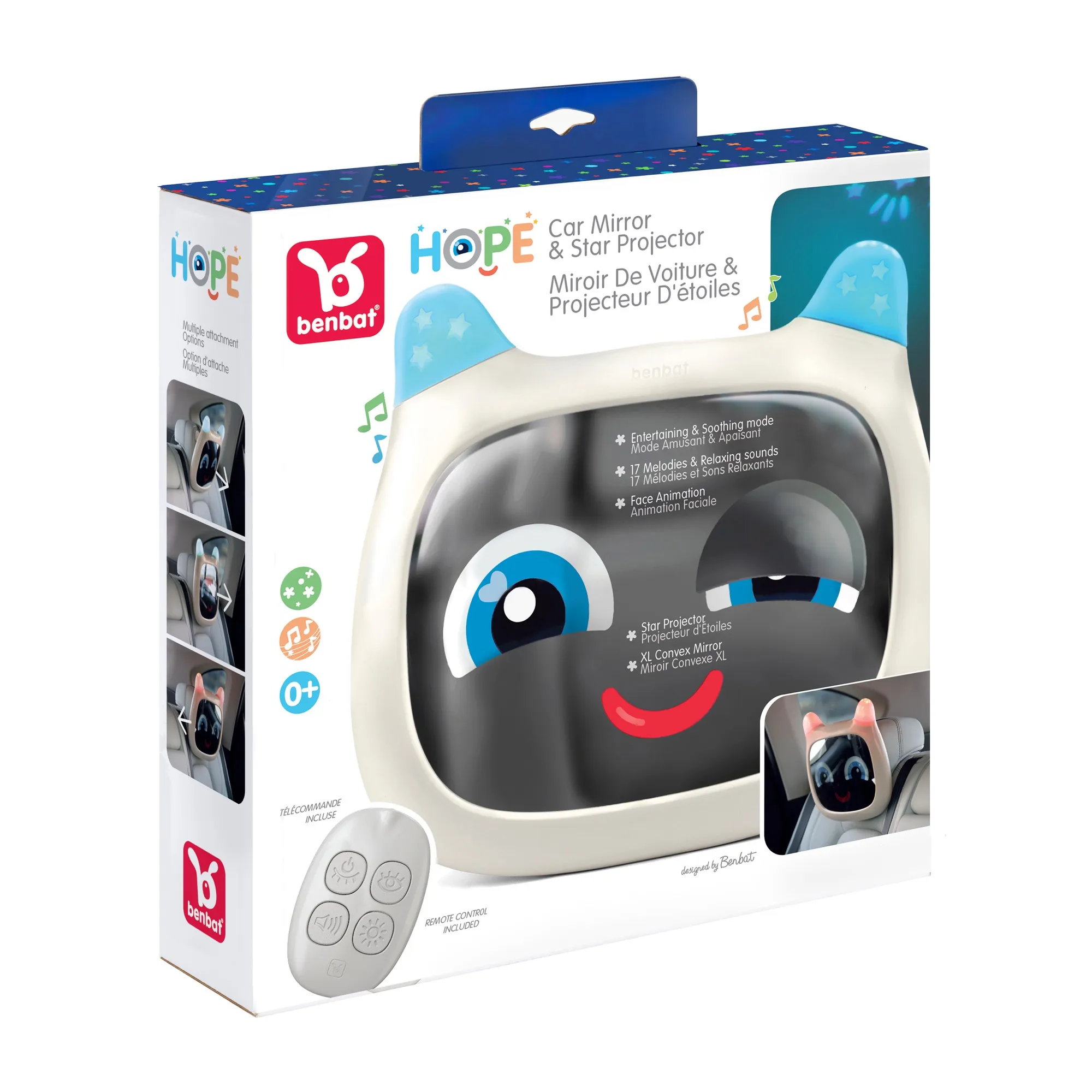 Benbat Hope Mirror Grey | Baby Bunting AU