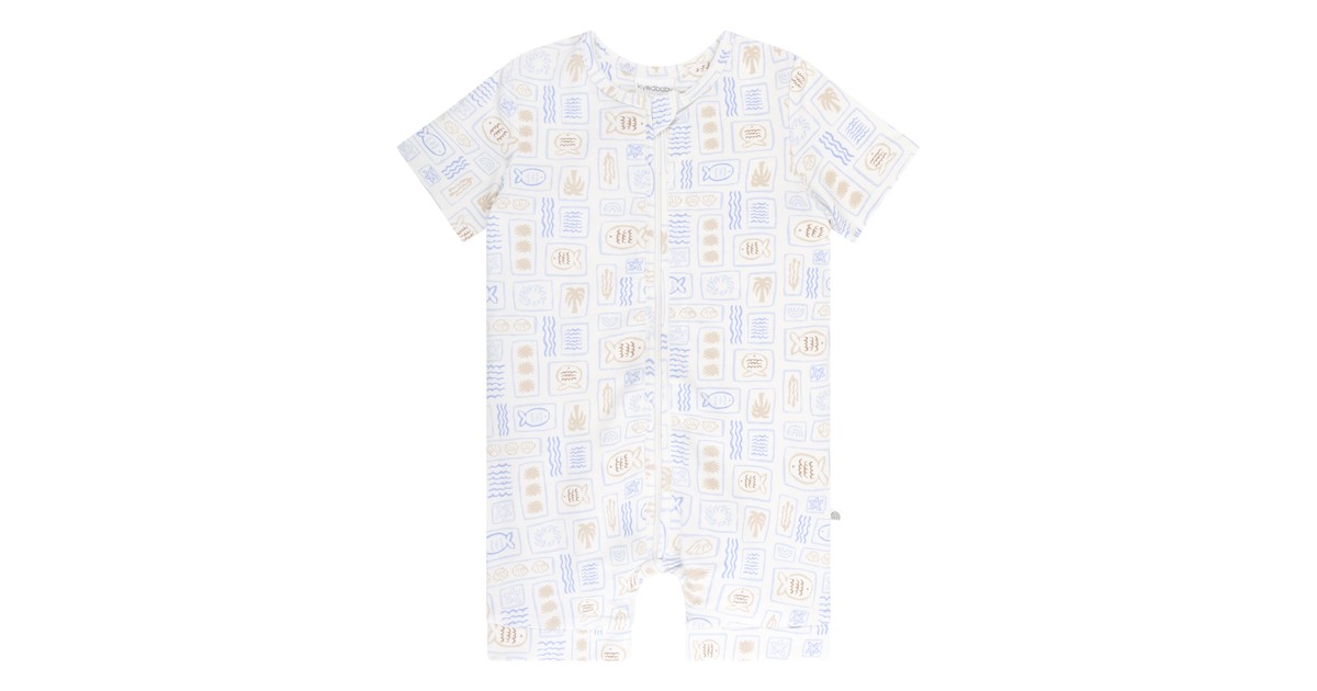 Kynd Baby Onesie Short Sleeve Salty Shores | Baby Bunting AU