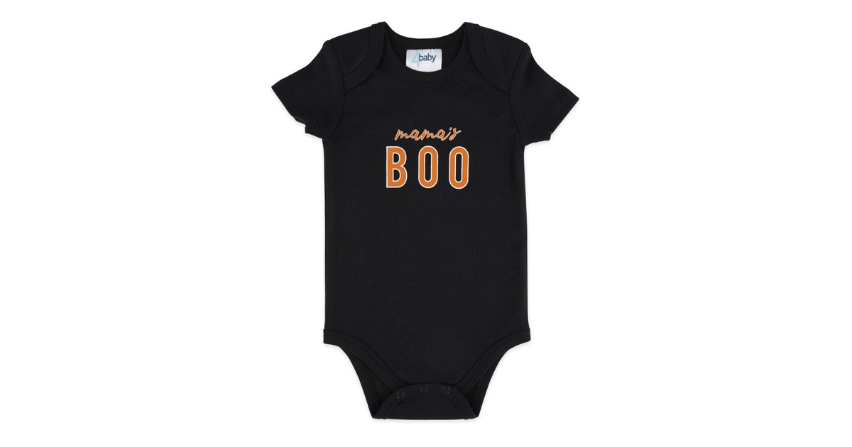 4baby Bodysuit Mamas Boo Black | Baby Bunting NZ