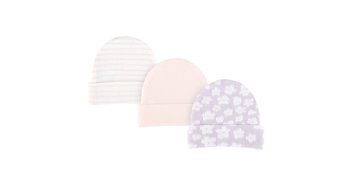 4baby Beanie 3 Pack Pink | Baby Bunting AU