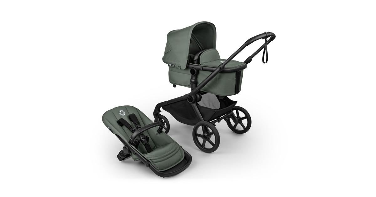 Bugaboo Kangaroo Stroller With Bassinet Forest Green | Baby Bunting NZ