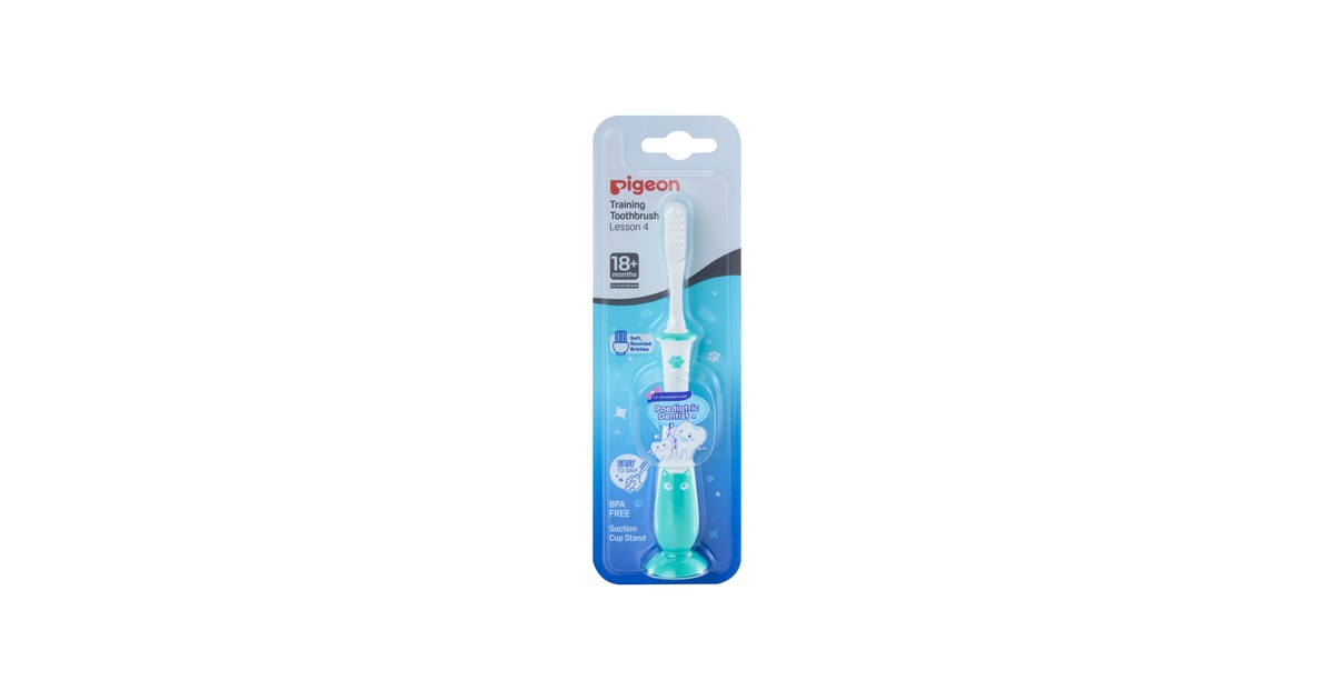 Pigeon Step 4 Training Toothbrush Mint | Baby Bunting NZ