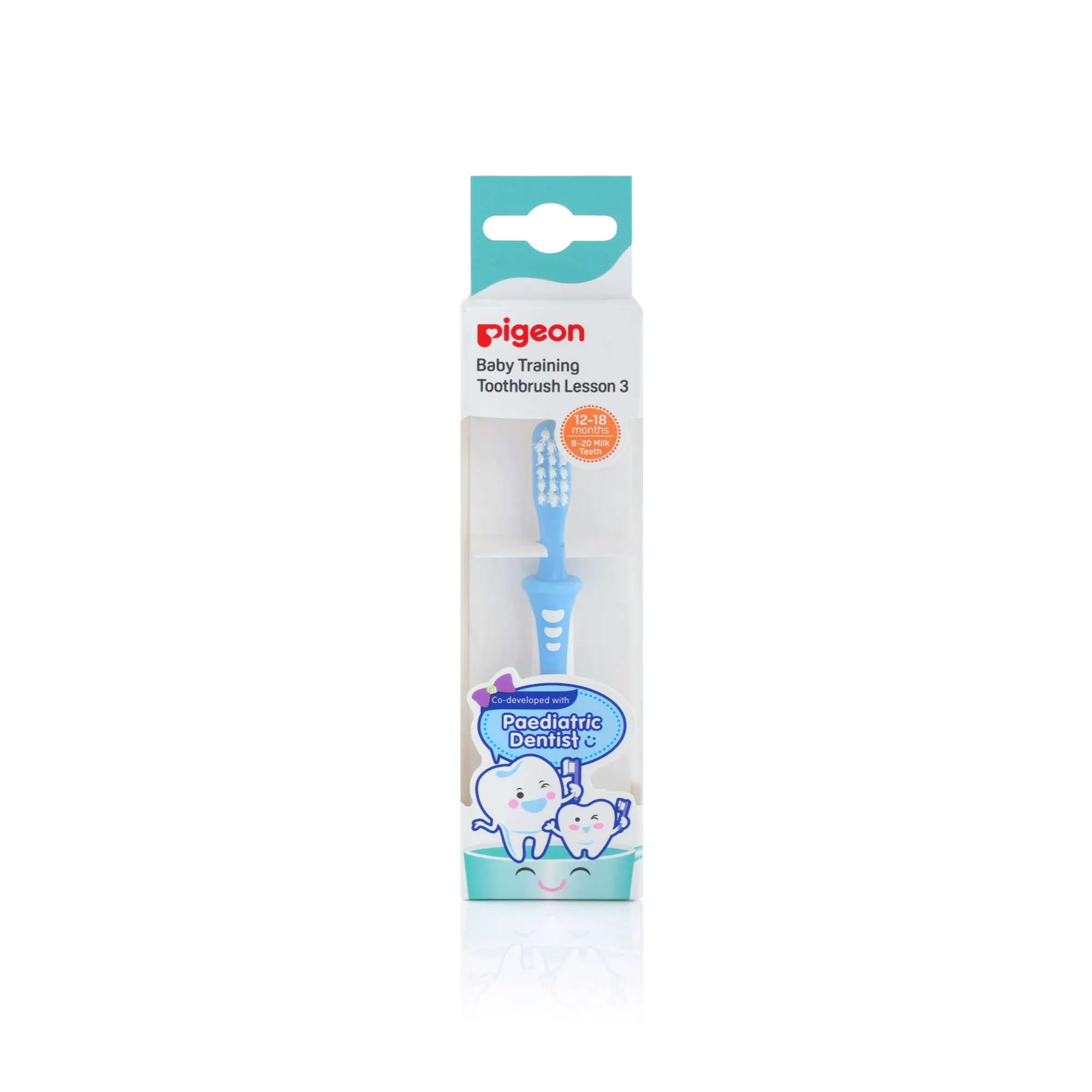 Pigeon Step 3 Training Toothbrush LIGHT Assorted | Baby Bunting AU