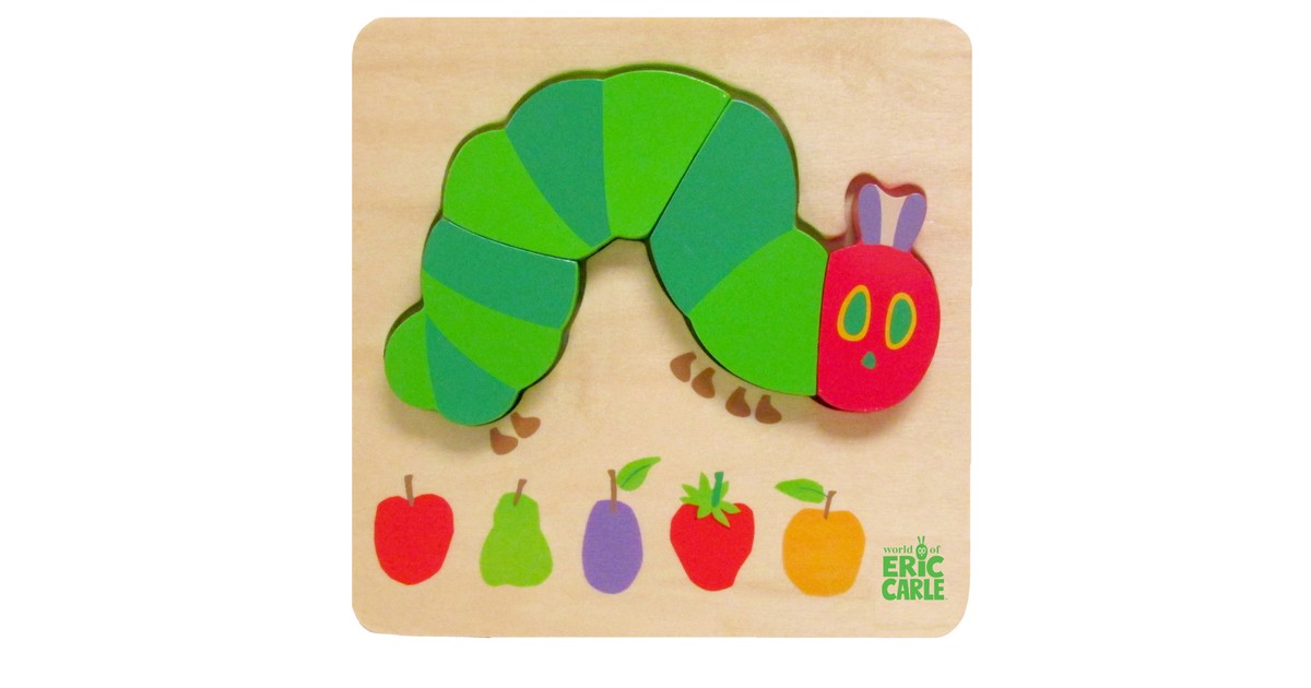 The Very Hungry Caterpillar My First Wooden 4-Piece Puzzle | Baby ...