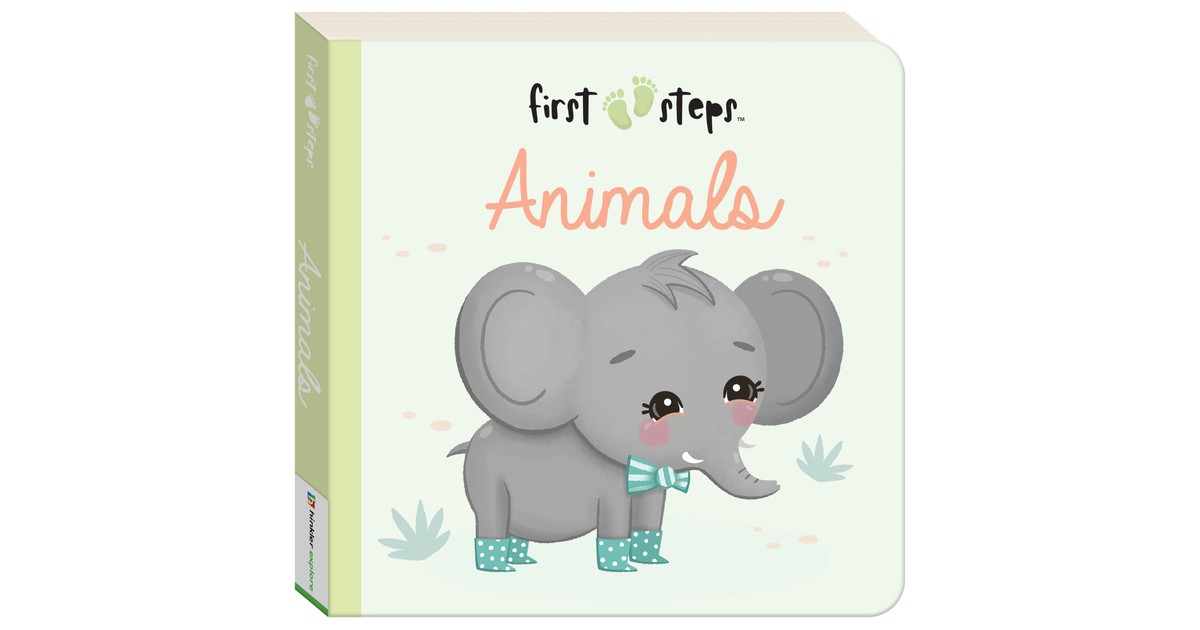 First Steps Animals Board Book | Baby Bunting NZ