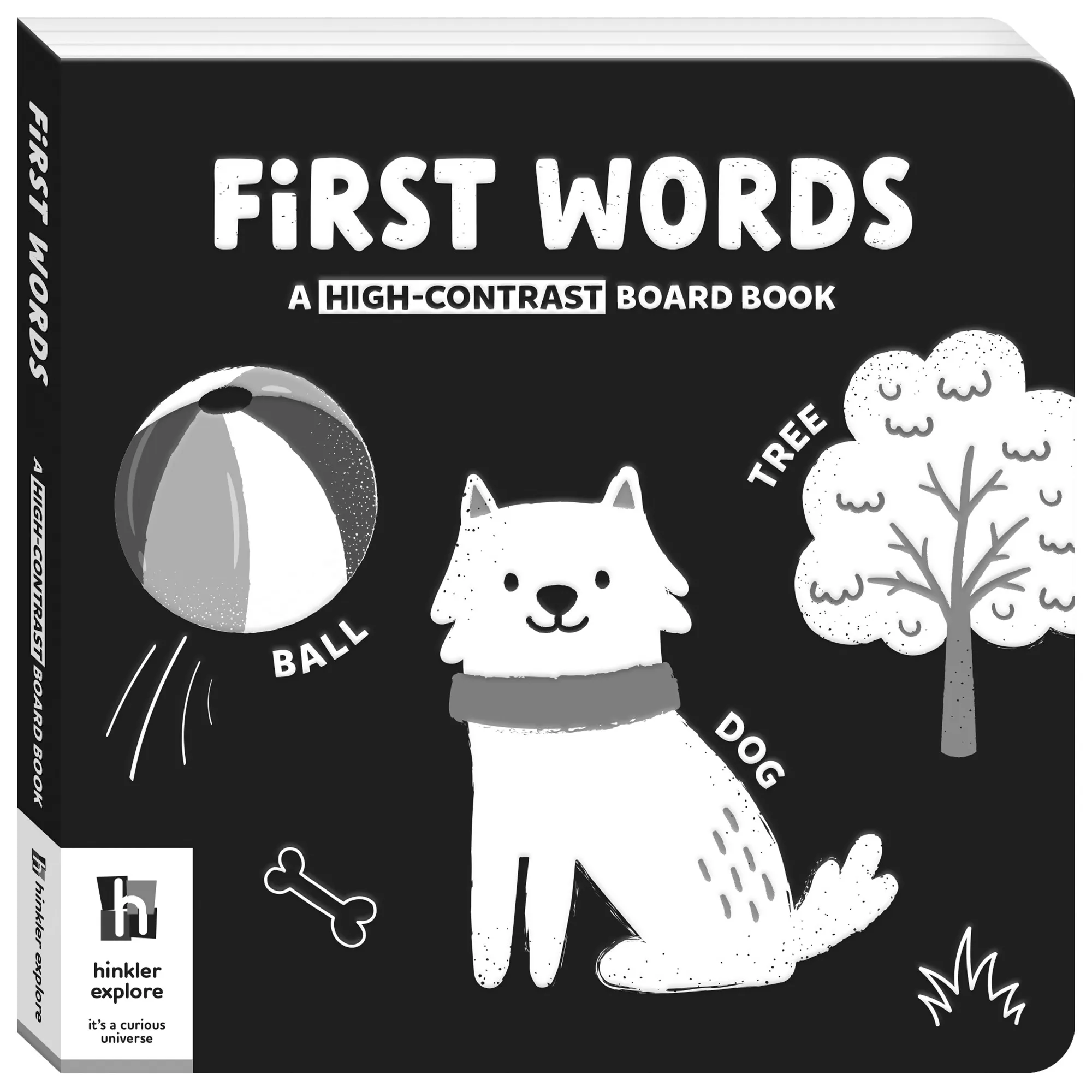 First Words A High-Contrast Board Book | Baby Bunting AU