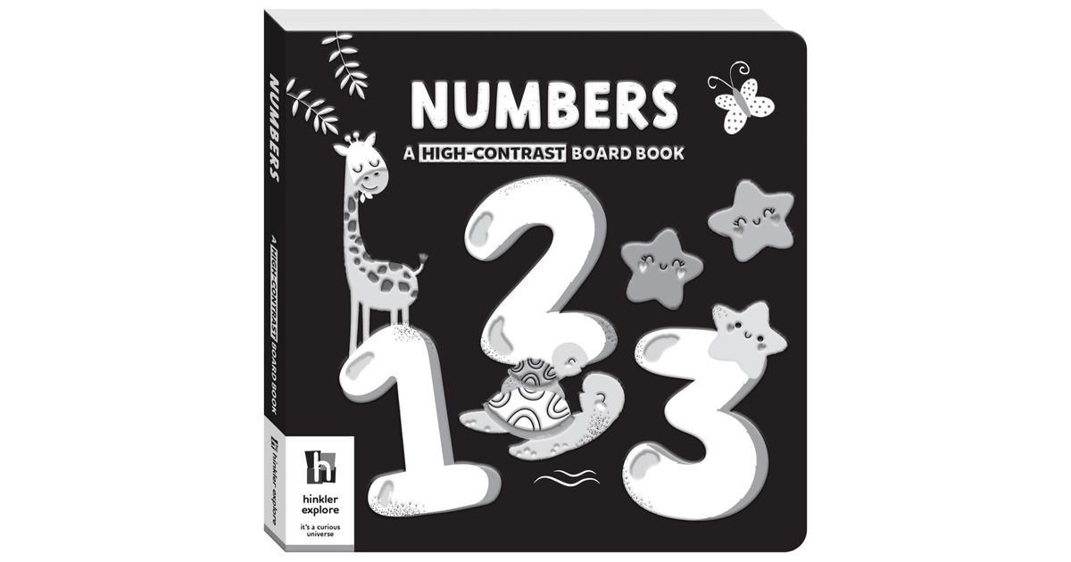 Numbers A High-Contrast Board Book | Baby Bunting NZ