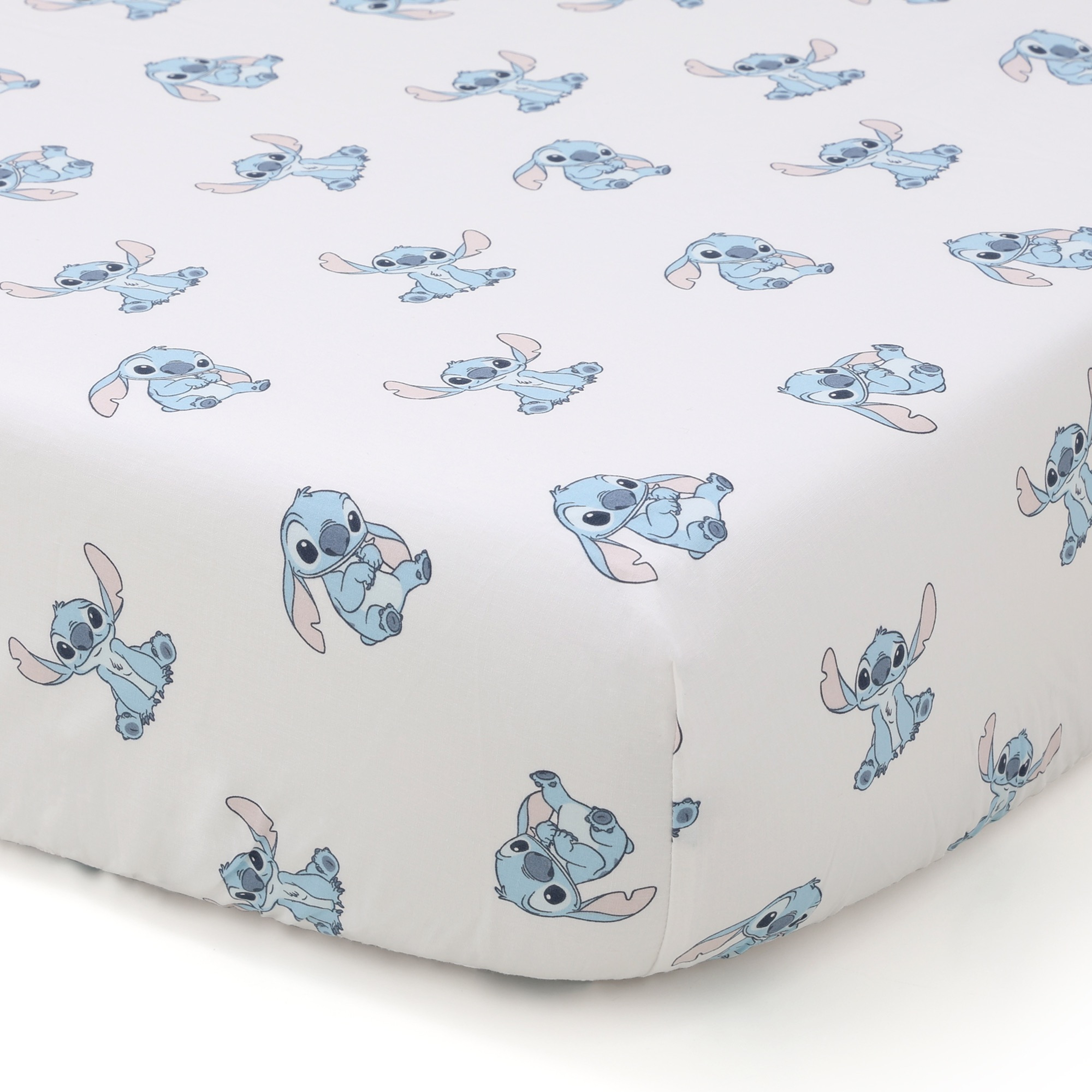 Disney Cot Fitted Sheet Stitch | Baby Bunting AU