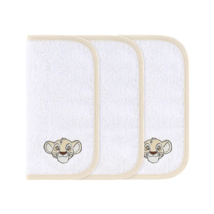 Disney Wash Cloths 3 Pack Lion King | Baby Bunting AU