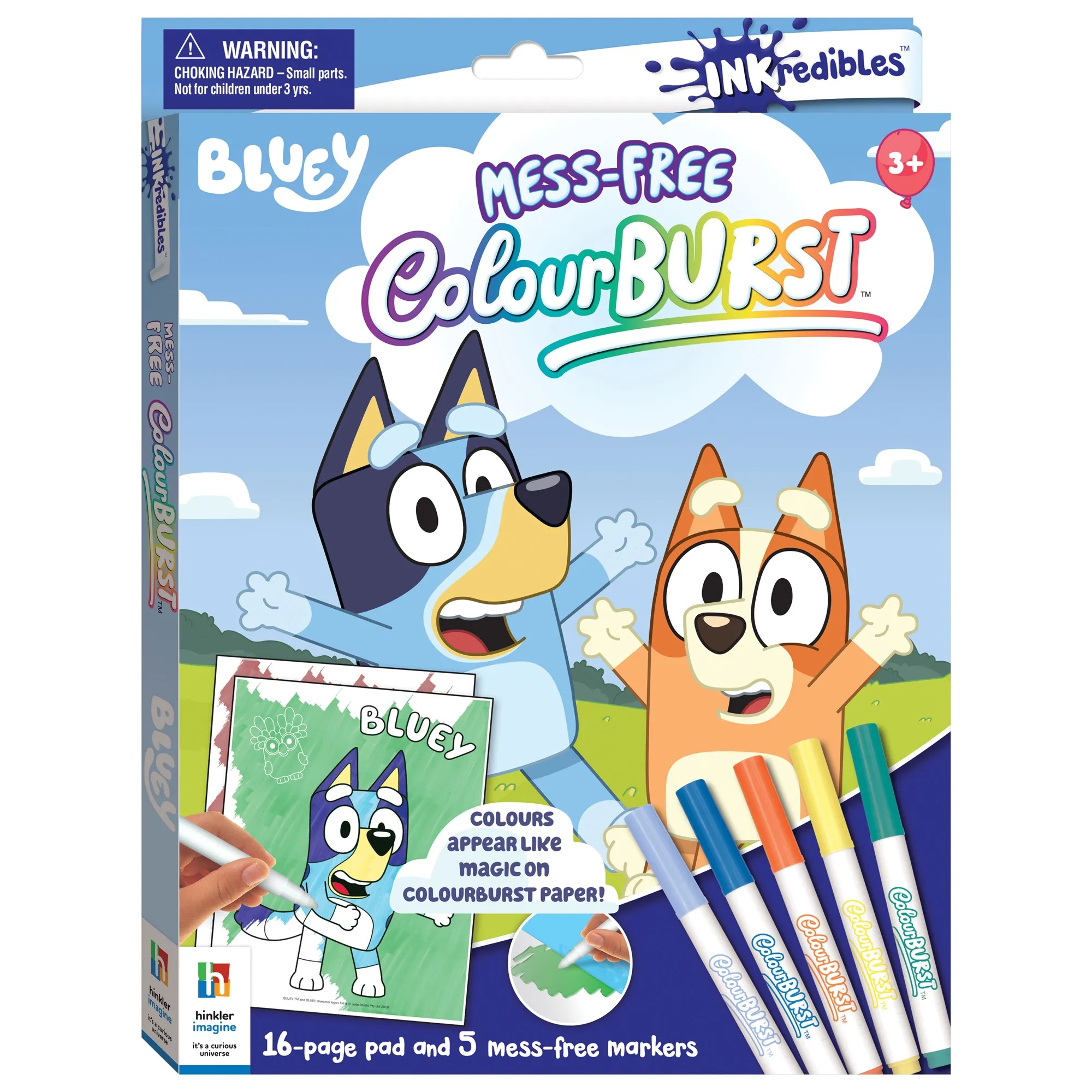 Inkredibles Colour Burst Bluey | Baby Bunting AU