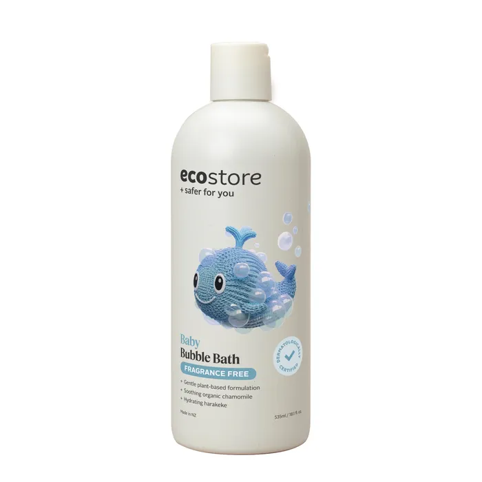 Ecostore Baby Fragrance Free Bubble Bath 535ml | Baby Bunting NZ