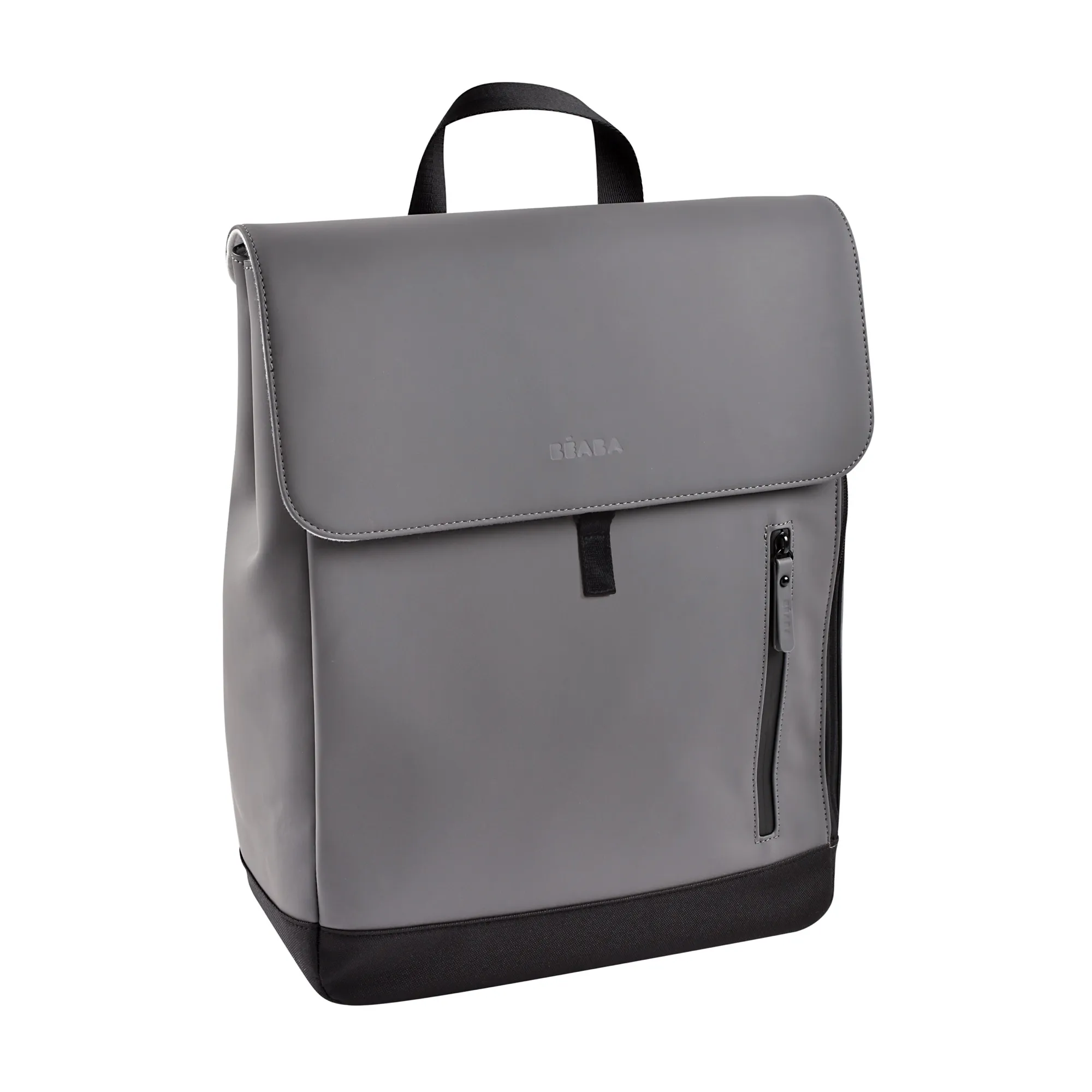 Beaba Oslo Backpack Nappy Bag Mineral Grey | Baby Bunting NZ