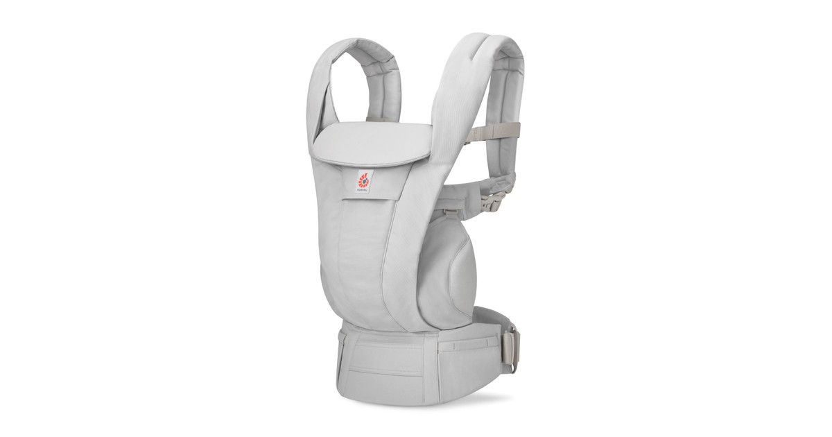 Ergobaby Omni Deluxe Cotton Carrier Pearl Grey | Baby Bunting AU