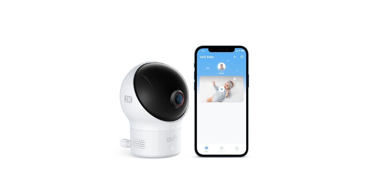 Eufy Baby Monitor 2K Wifi Video | Baby Bunting AU
