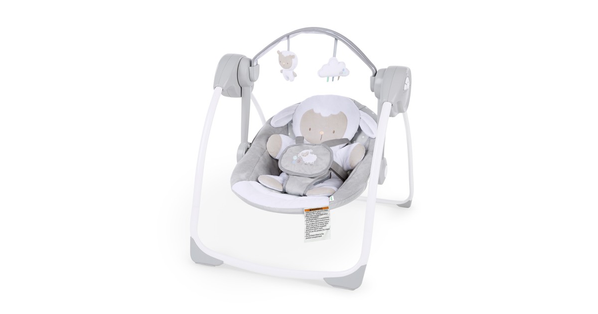 Ingenuity Comfort 2 Go Portable Swing Cuddle Lamb | Baby Bunting AU