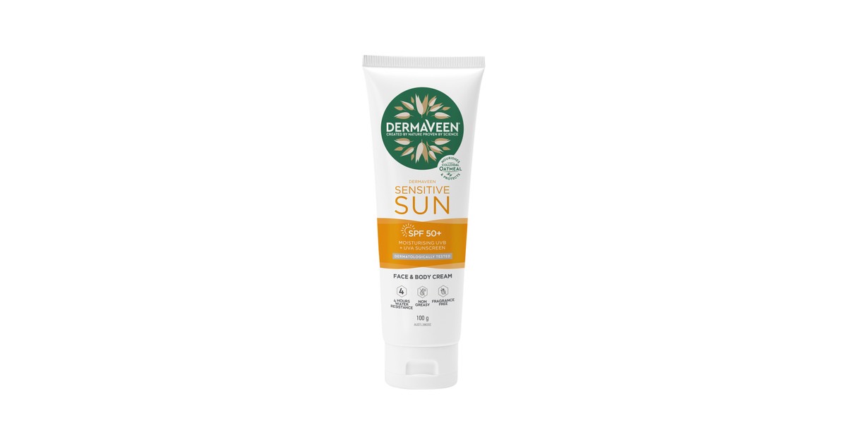Dermaveen Sun Sens Body Moist SPF50+ 100g | Baby Bunting NZ