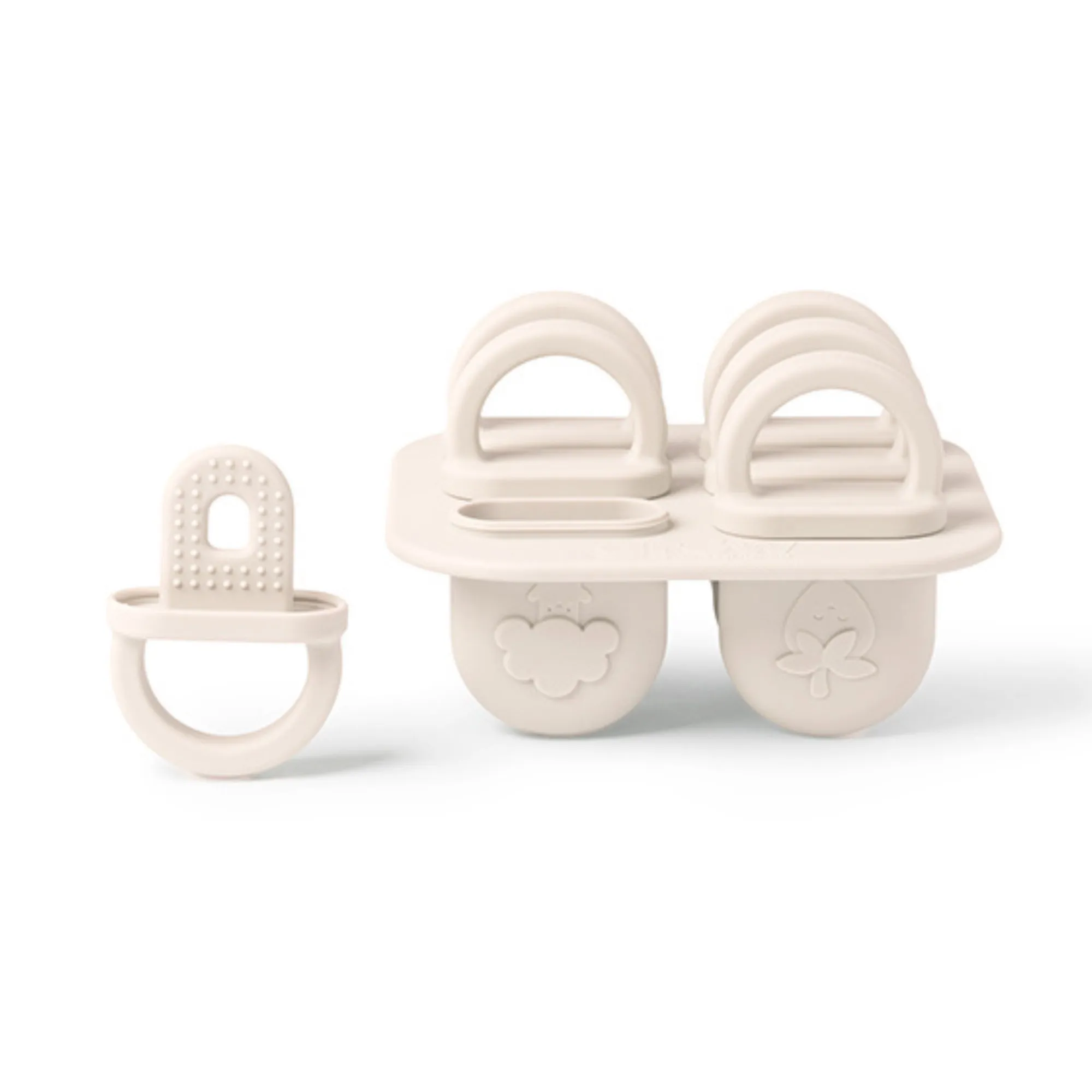 Annabel Karmel Silicone popsicle Tray with Sticks-Warm stone | Baby ...