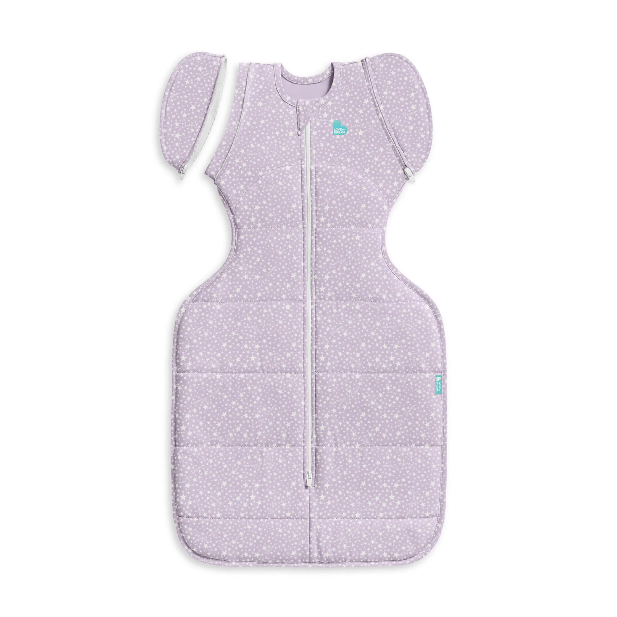 Love To Dream Transition Bag 3.5 Tog Stardust Lilac Size Medium | Baby ...