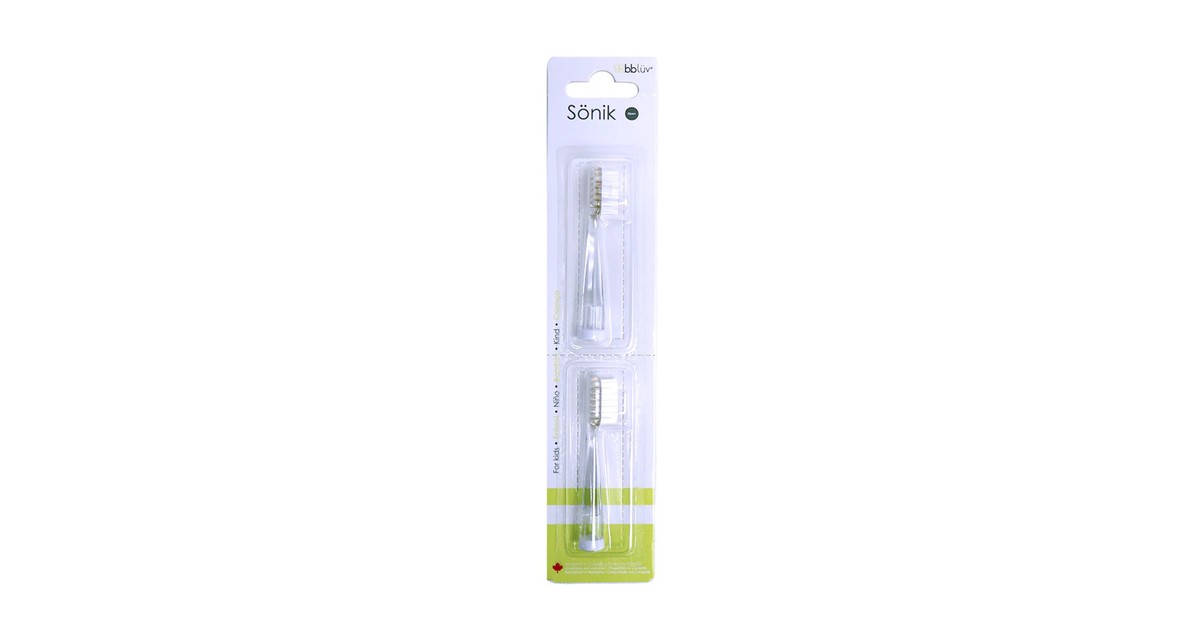 Bbluv Sonic Replacement Brush Heads 2 Pack 18+ Months | Baby Bunting NZ