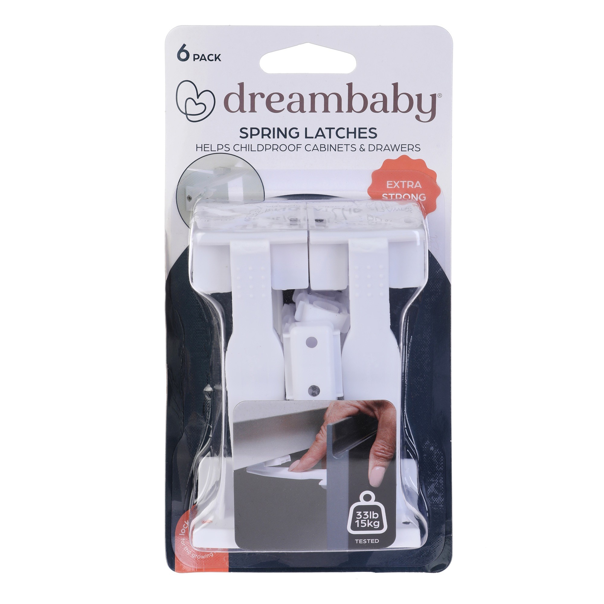 Dreambaby Spring Latches 6pk | Latches, Locks & Plugs | Baby Bunting AU