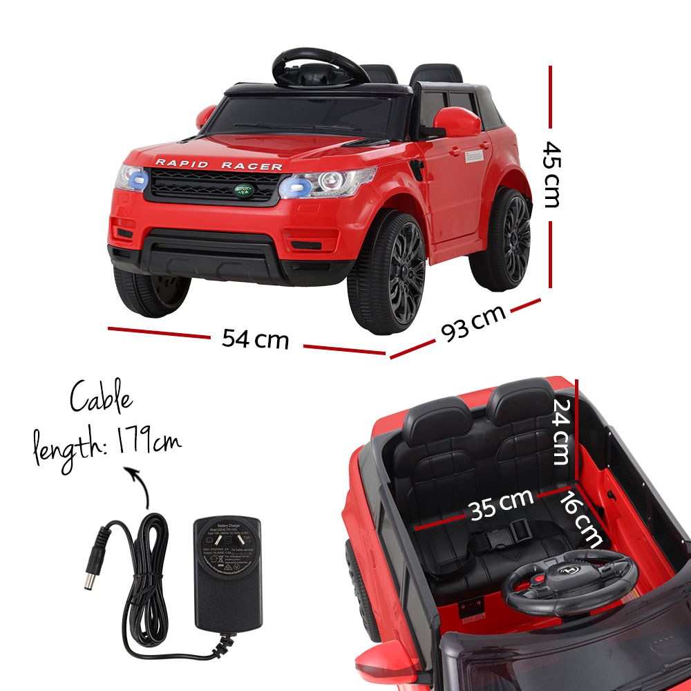 Rigo Ride on Car 12V SUV Red Vehicles Baby Bunting AU