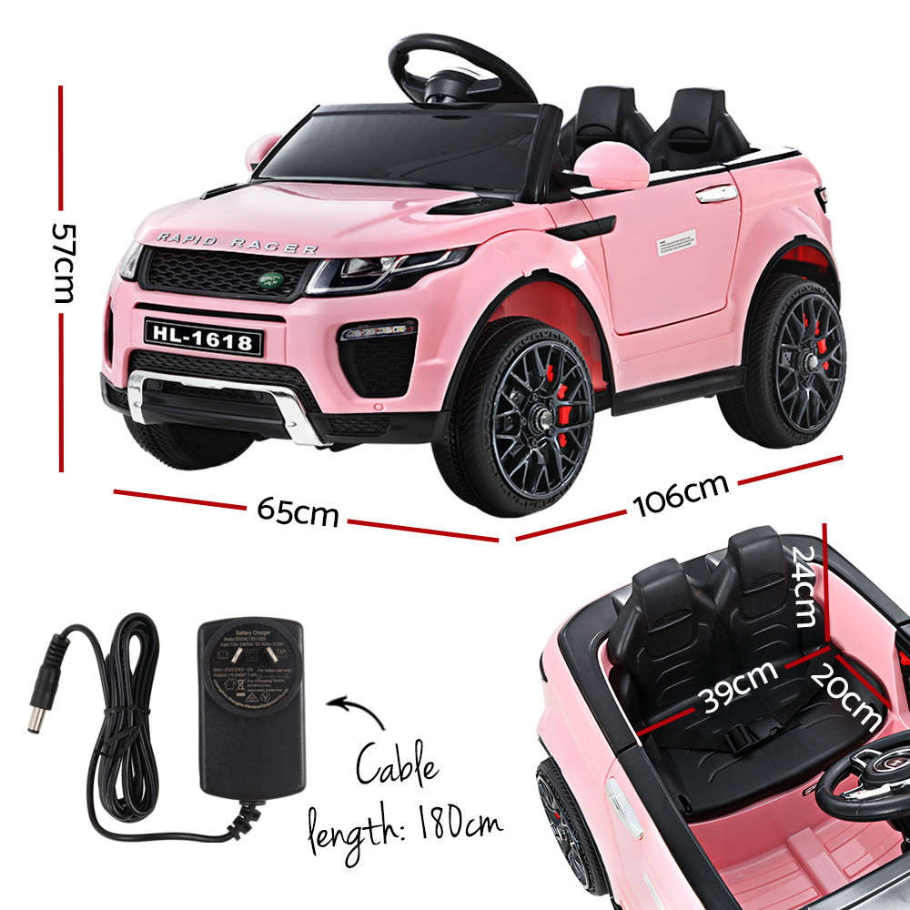 Rigo Ride on Car 12V SUV - Pink | Vehicles | Baby Bunting AU