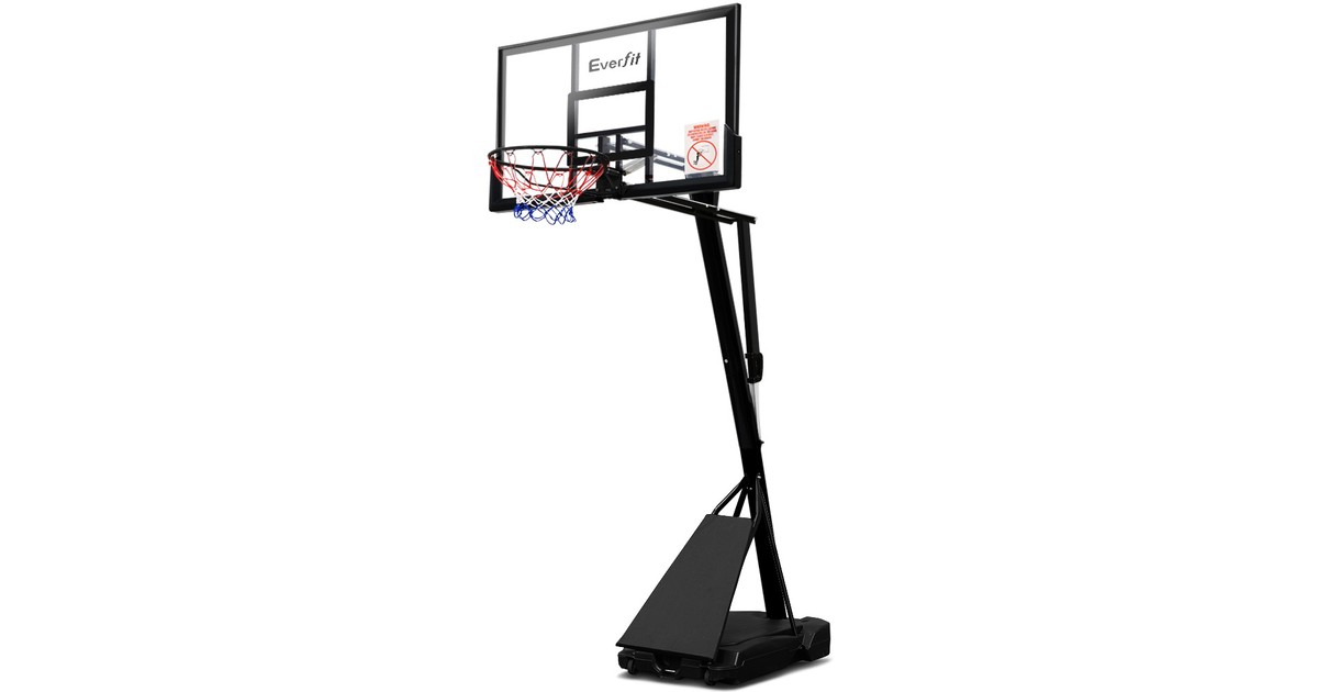 Everfit Basketball Hoop 3.5m - 110cm Backboard - Black | Baby Bunting AU
