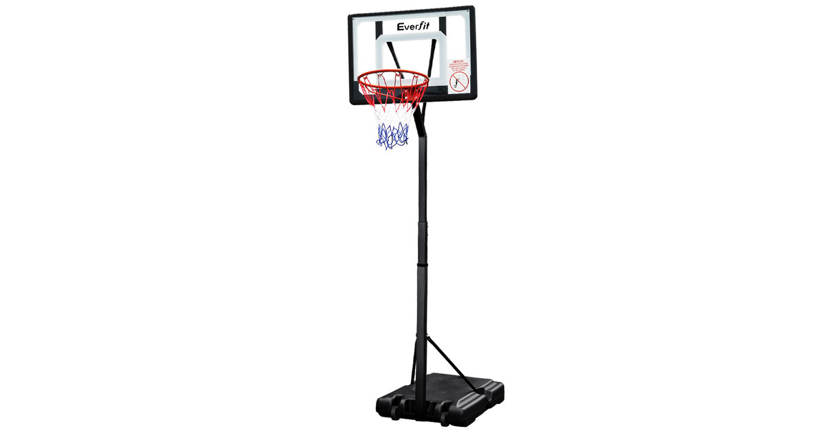 Everfit Basketball Hoop 2.6m - Black | Baby Bunting AU