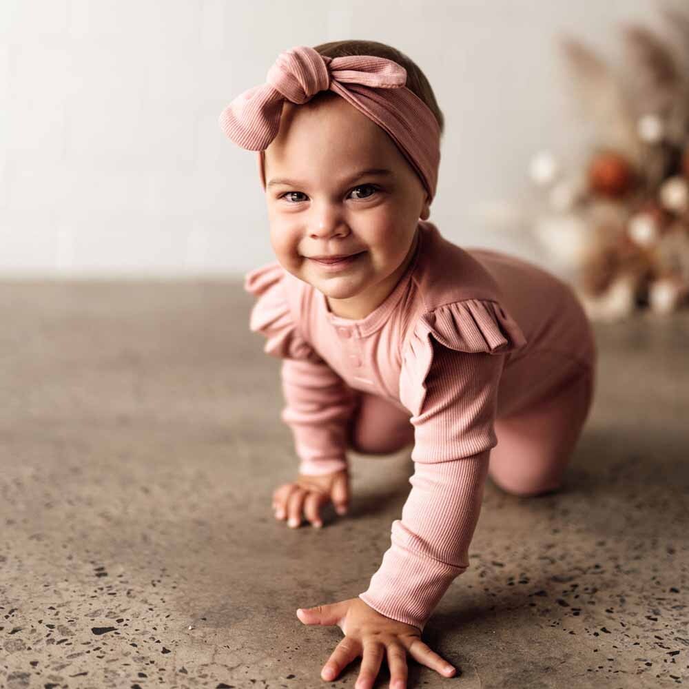 Snuggle Hunny Rose Organic Growsuit | Baby Onesies | Baby Bunting AU