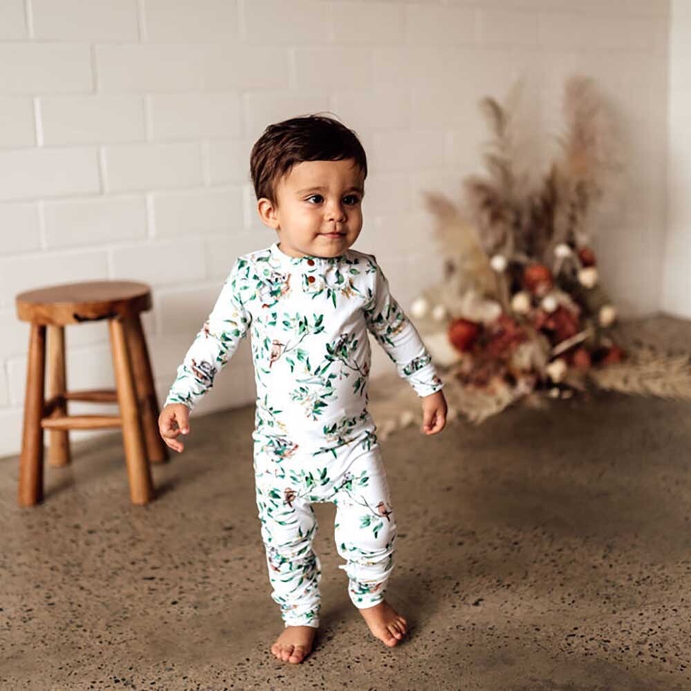 Snuggle Hunny Eucalypt Organic Growsuit | Baby Onesies | Baby Bunting AU