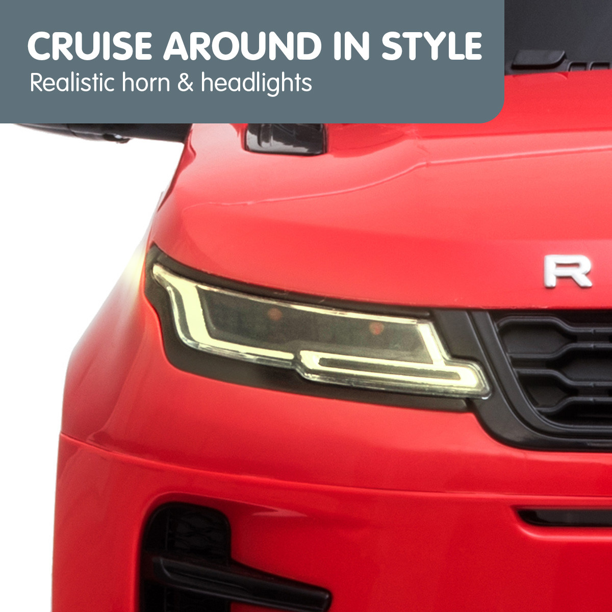 Land Rover Licensed Kids Electric Ride On Car Remote Control - Red ...