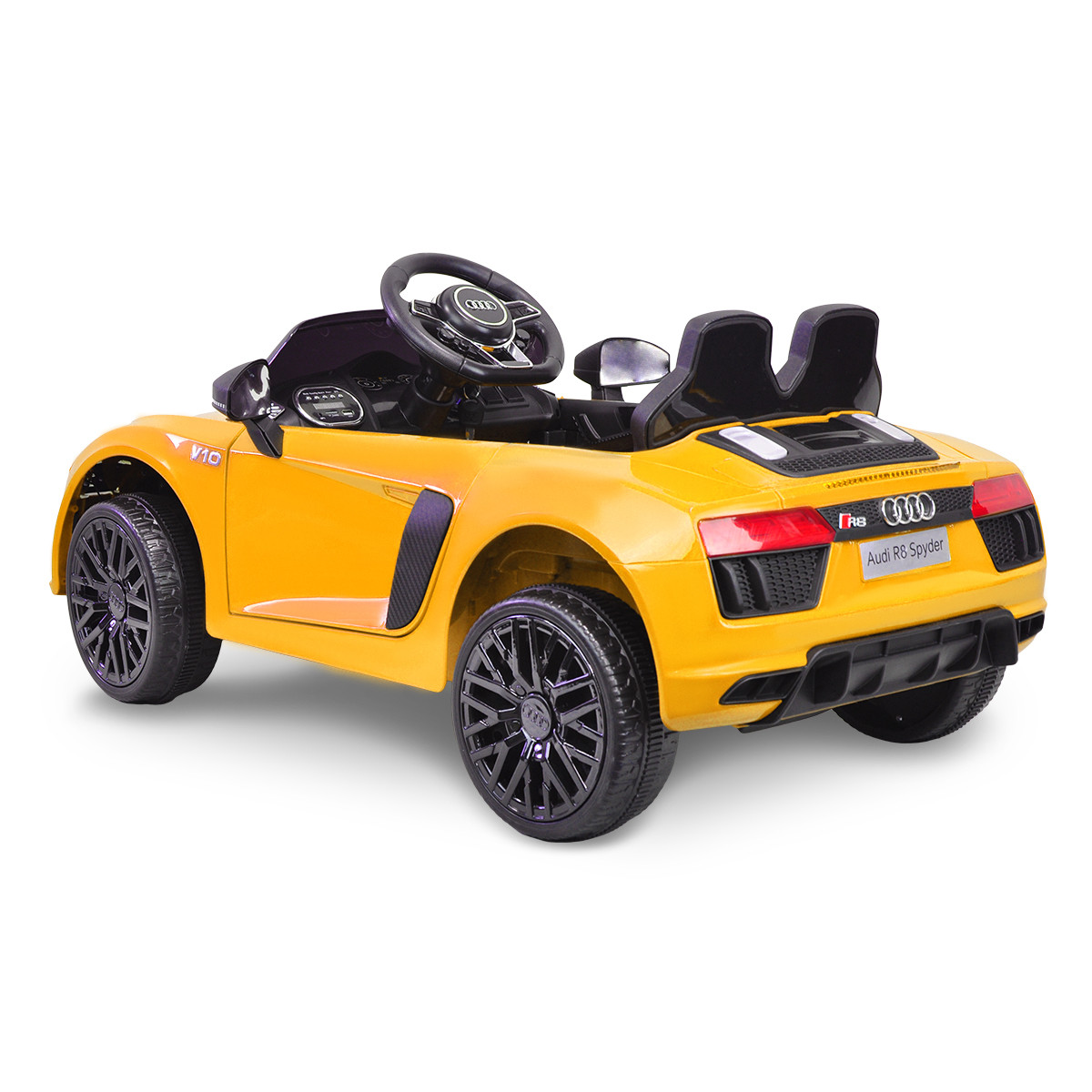 R8 Spyder Audi Licensed Kids Electric Ride On Car Yellow | Vehicles ...