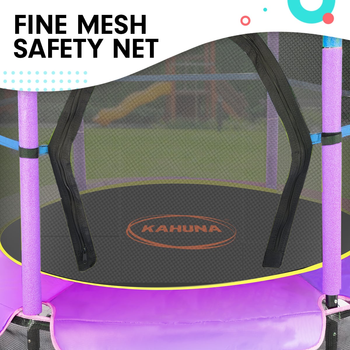 Kahuna Mini 4.5 ft Trampoline Blue Purple | Unsung Heroes Sale | Baby ...