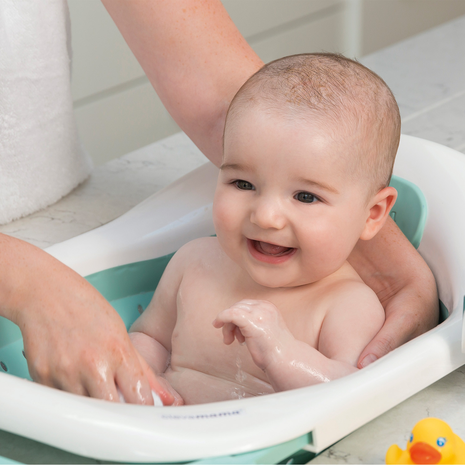 Clevamama ClevaBath - The Sink Bath - Blue | Bathing Accessories | Baby ...