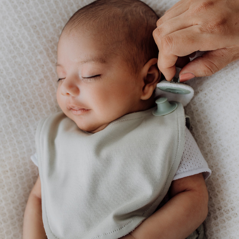 Gigi Baby Bib 2 Pack - Sage | Cloth | Baby Bunting AU