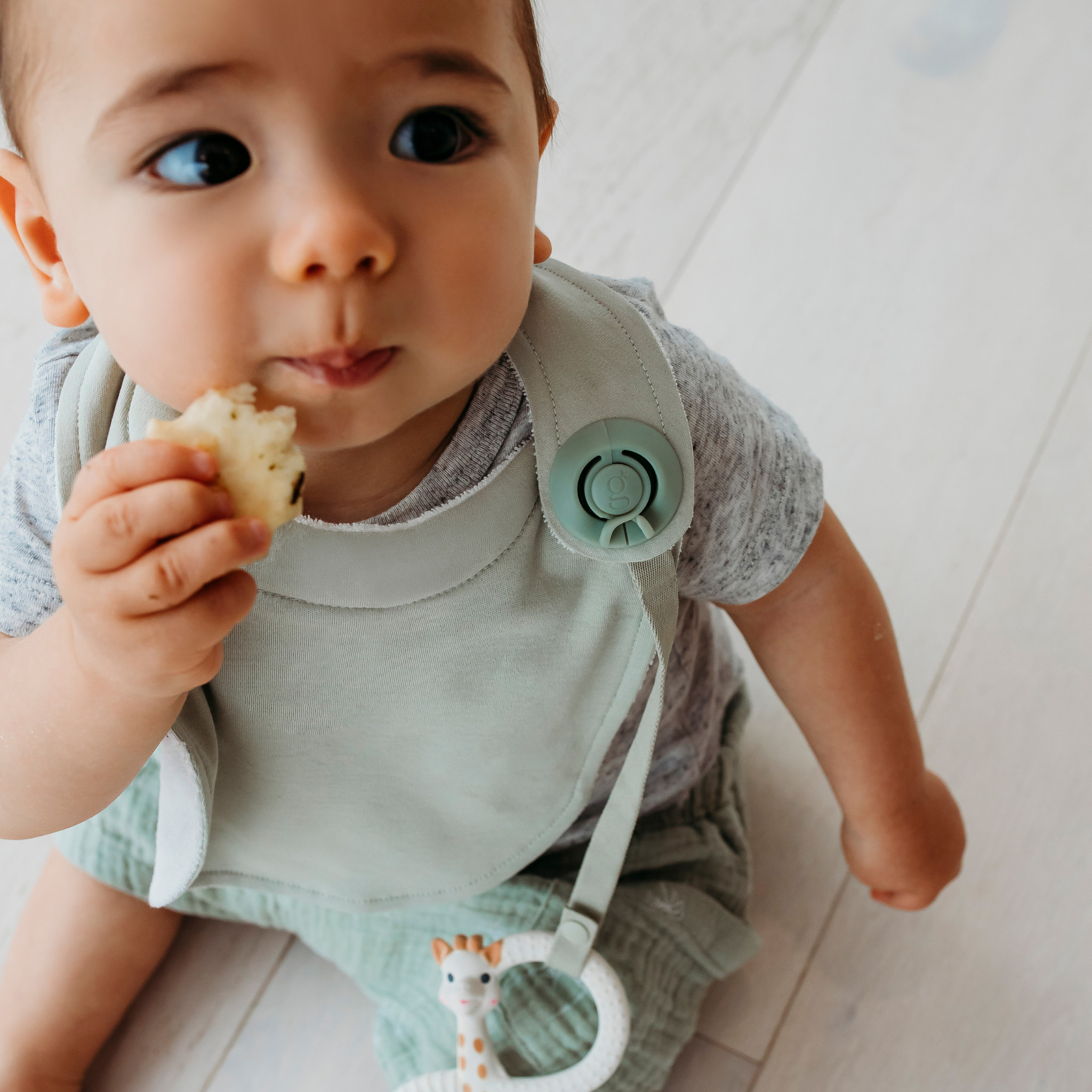 Gigi Accessory Tether - Sage | Teethers | Baby Bunting AU