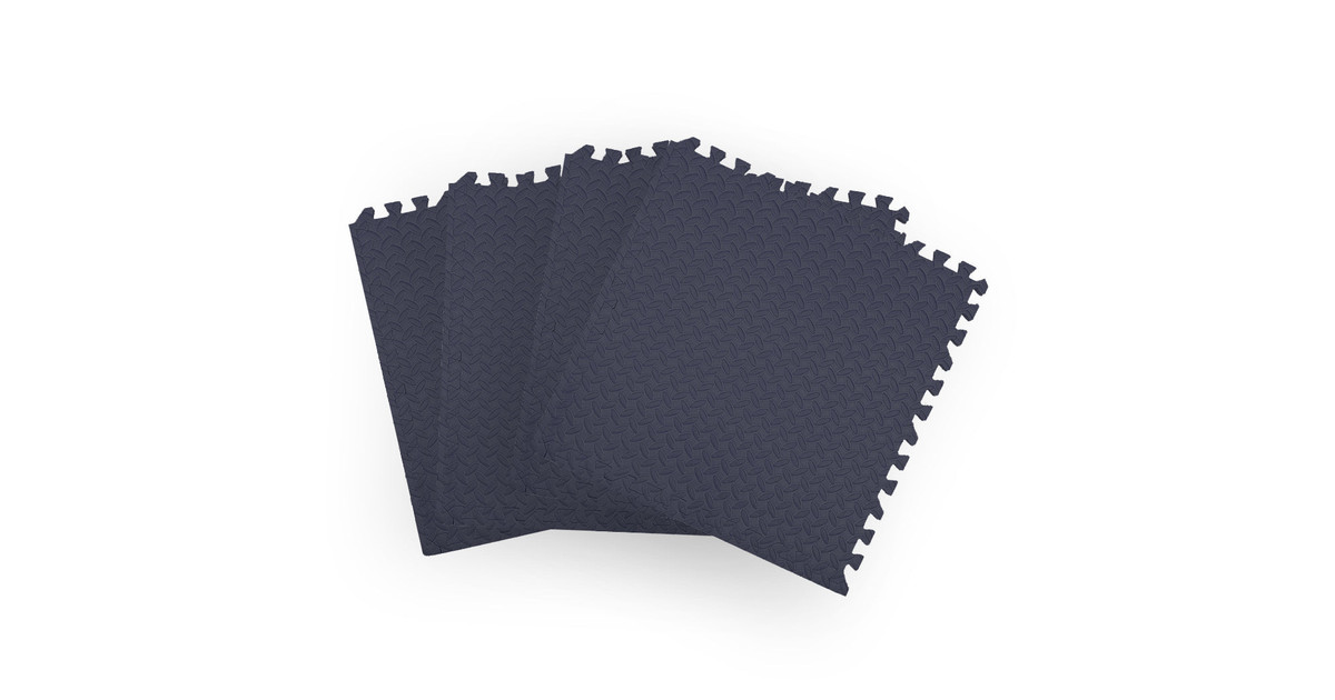 Bopeep EVA Foam Baby Playmat - Navy | Baby Bunting AU