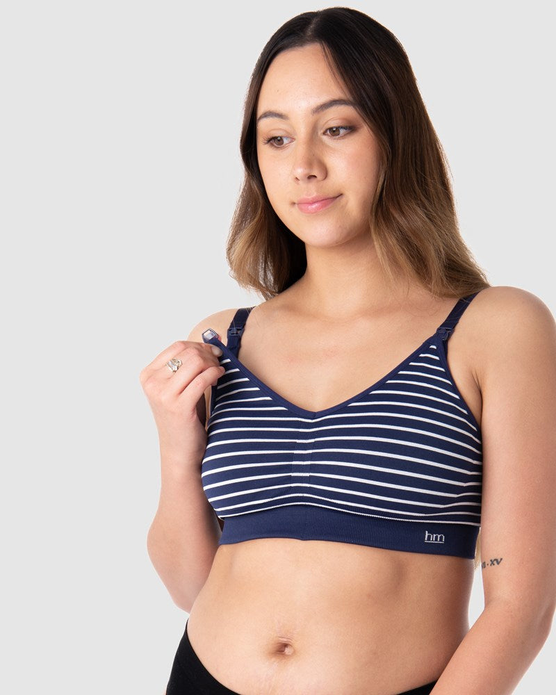 Hotmilk My Necessity Multifit Full Cup Wirefree Navy Stripe Bras hotmilk-my-necessity-multifit-full-cup-wirefree-navy-stripe-bras
