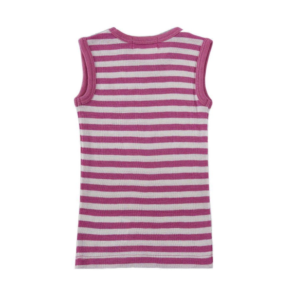 Merino Baby Vest - Gstripe | Baby Singlets | Baby Bunting AU