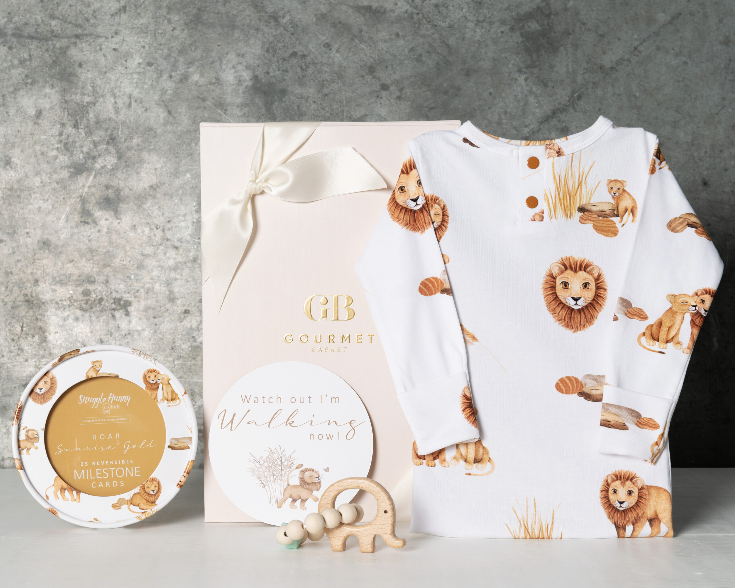 Gourmet Basket Newborn Baby Boy Hamper | Gift Hampers | Baby Bunting AU