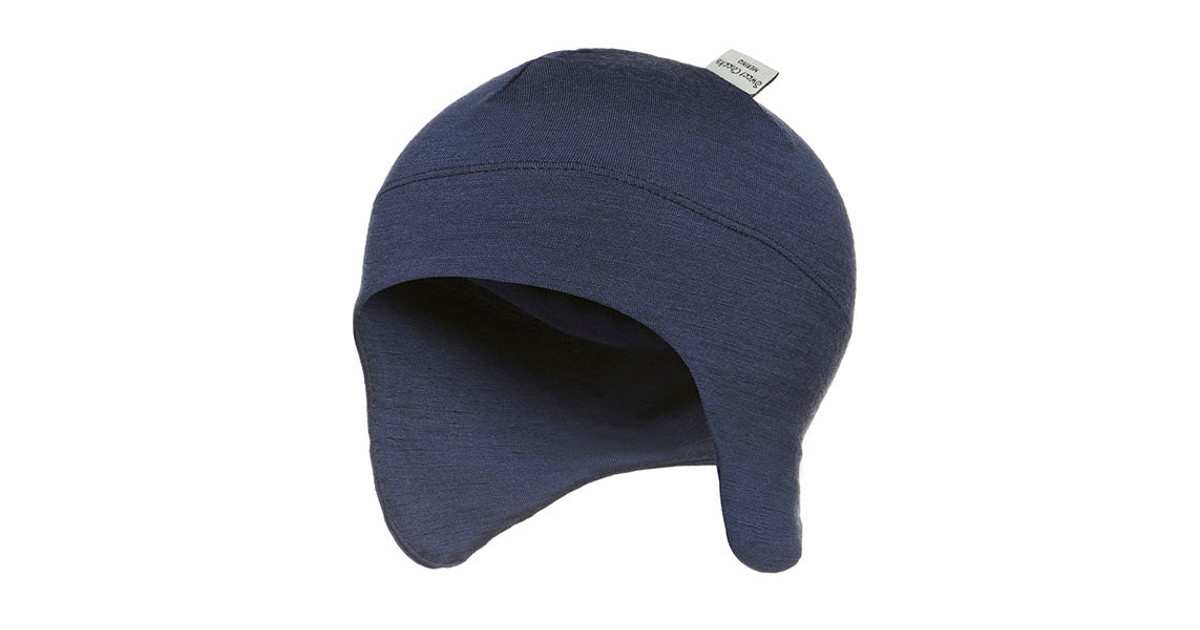 Sweet Cheeks Merino Baby Merino Wool Snug Beanie - Navy (0-4 M) | Baby ...