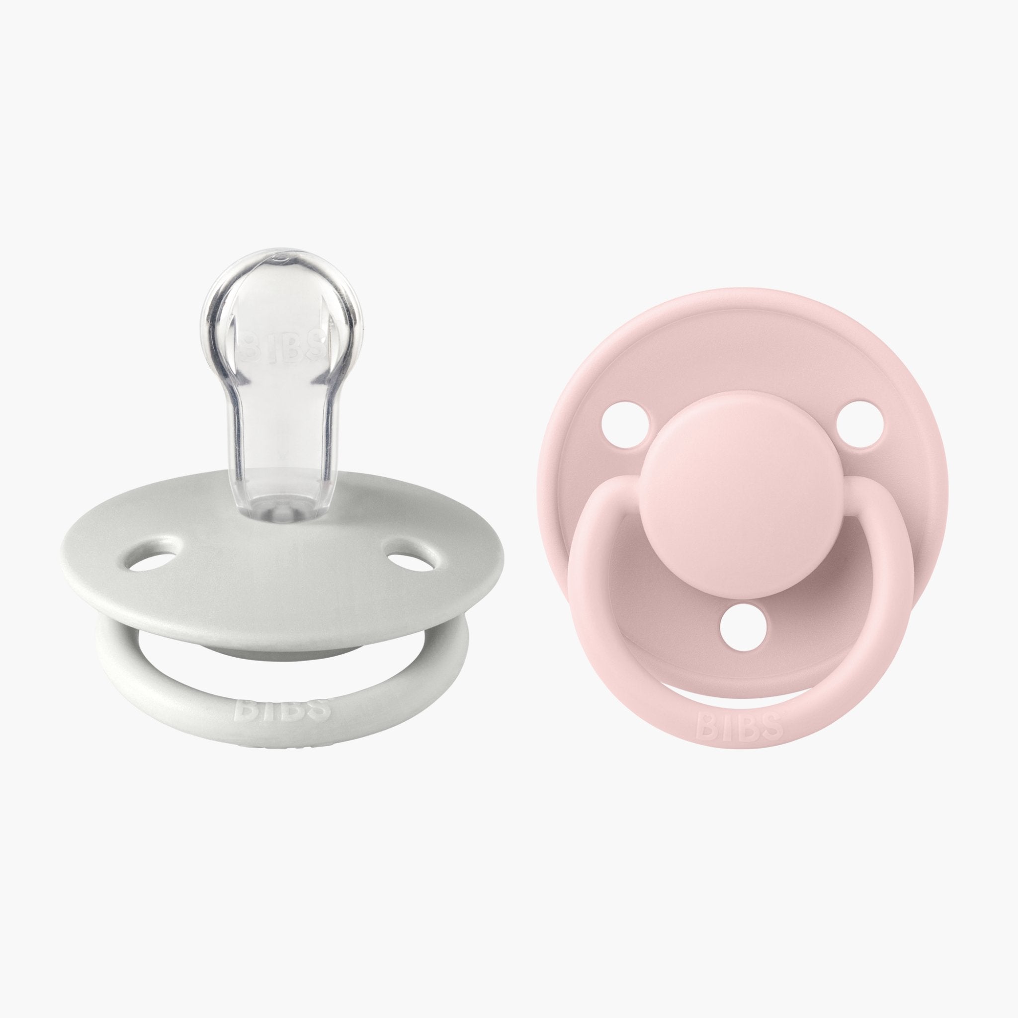 BIBS De Lux Dummy - Haze/Blossom 2 Pack | Dummies | Baby Bunting AU