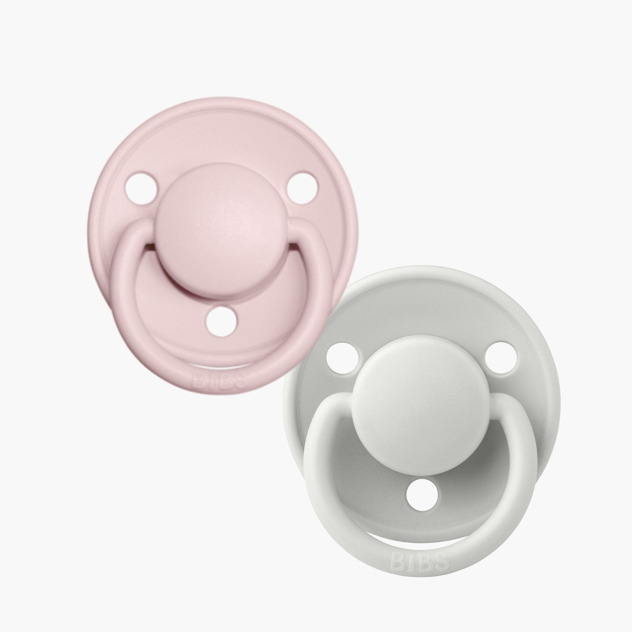 BIBS De Lux Dummy - Haze/Blossom 2 Pack | Dummies | Baby Bunting AU