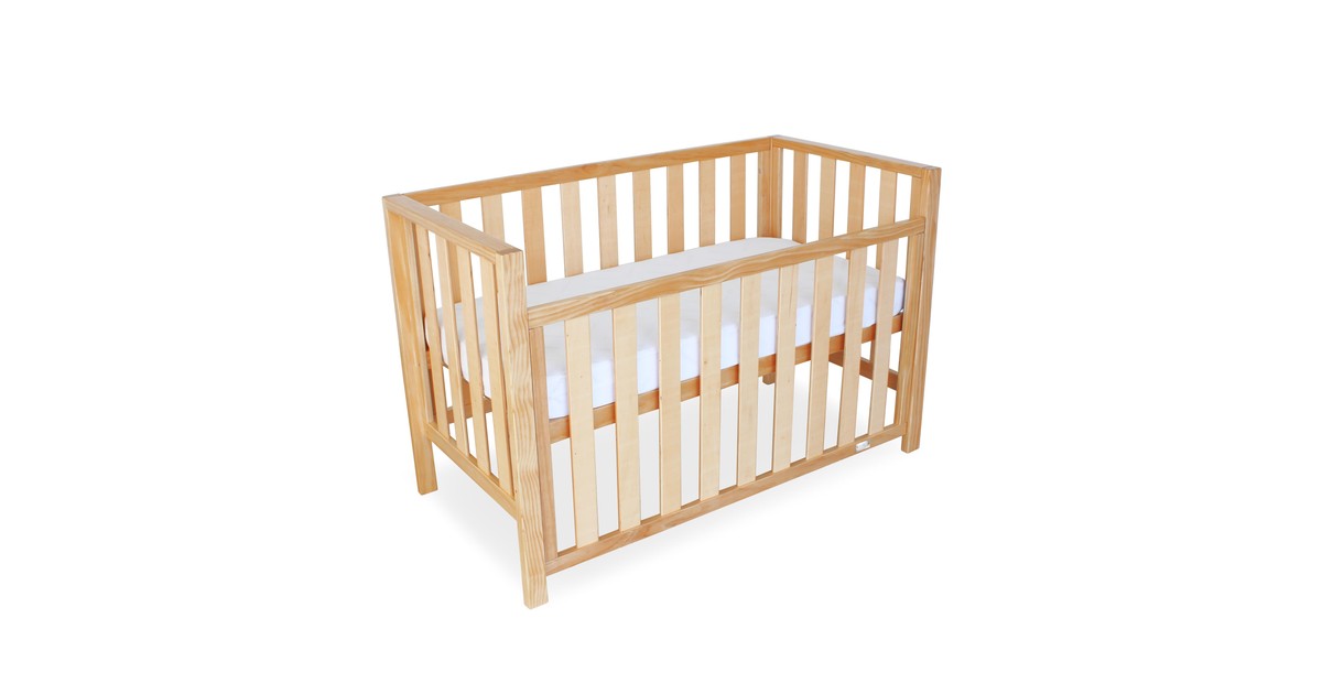 Babyhood Mali Compact Cot - Natural | Baby Bunting AU