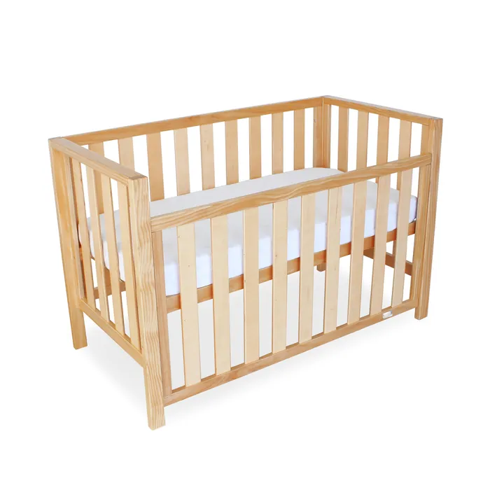 Babyhood Mali Compact Cot - Natural | Baby Bunting AU