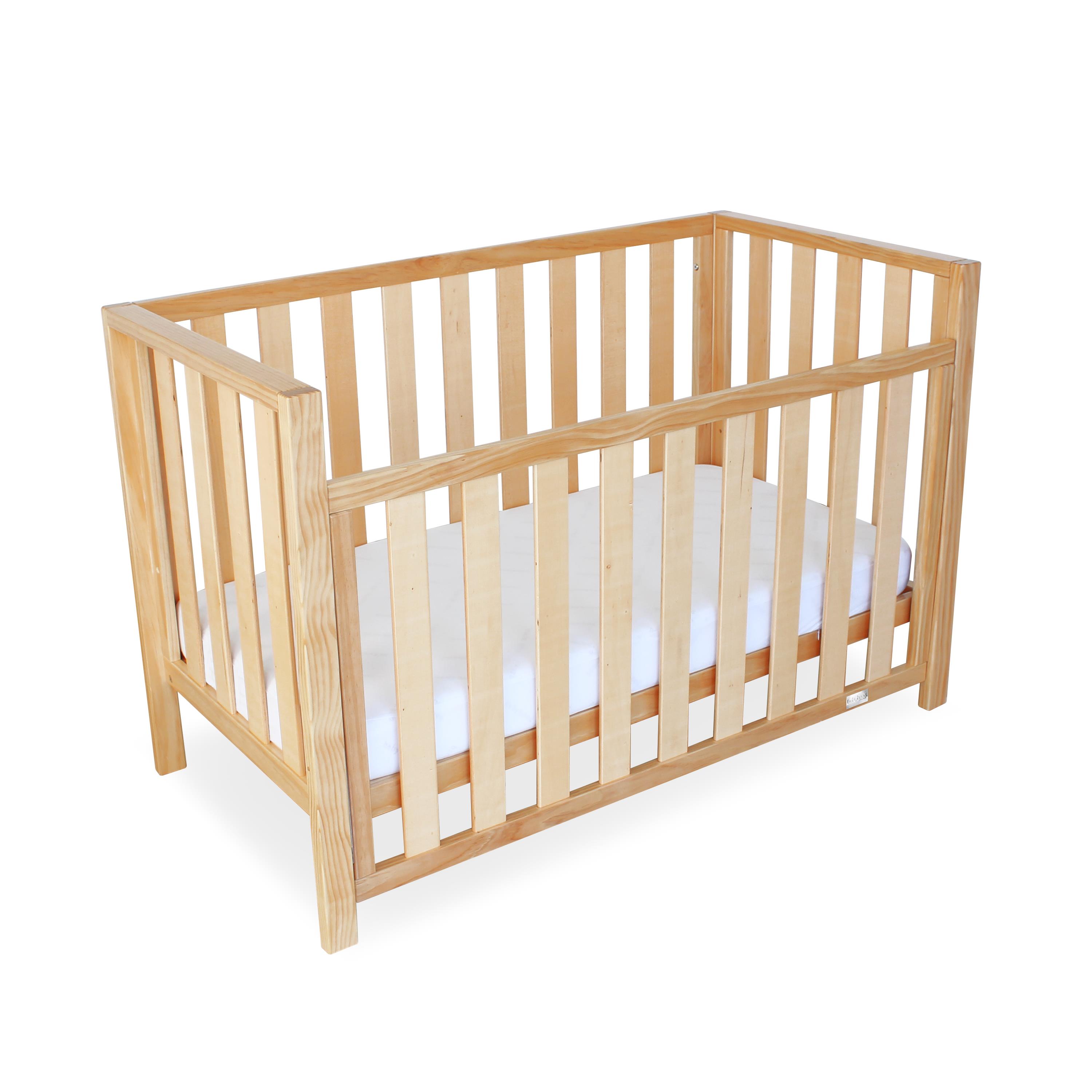 Babyhood Mali Compact Cot - Natural | Cots | Baby Bunting AU