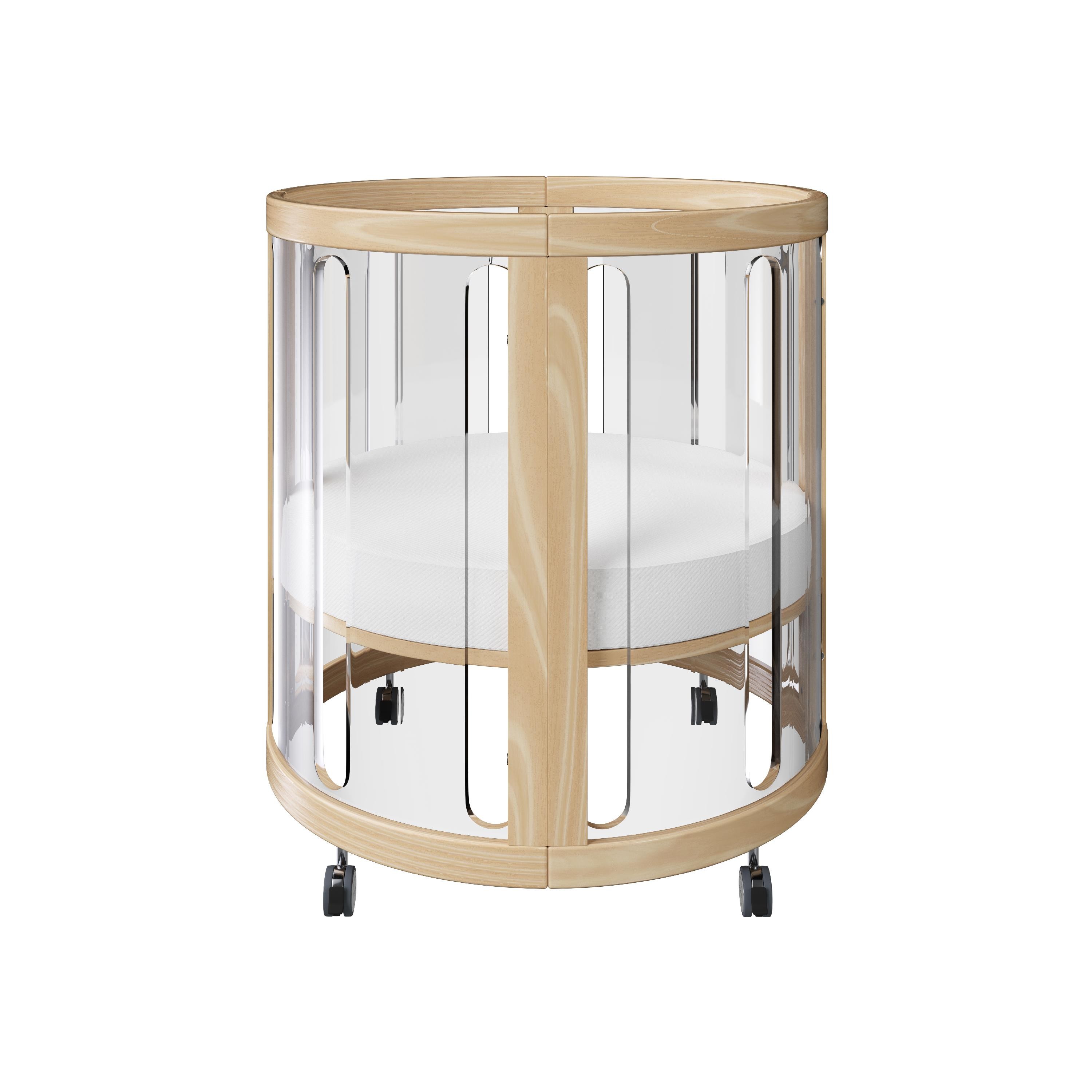 Babyhood Kaylula Sova Cot Clear Package - Beech | Cots | Baby Bunting AU