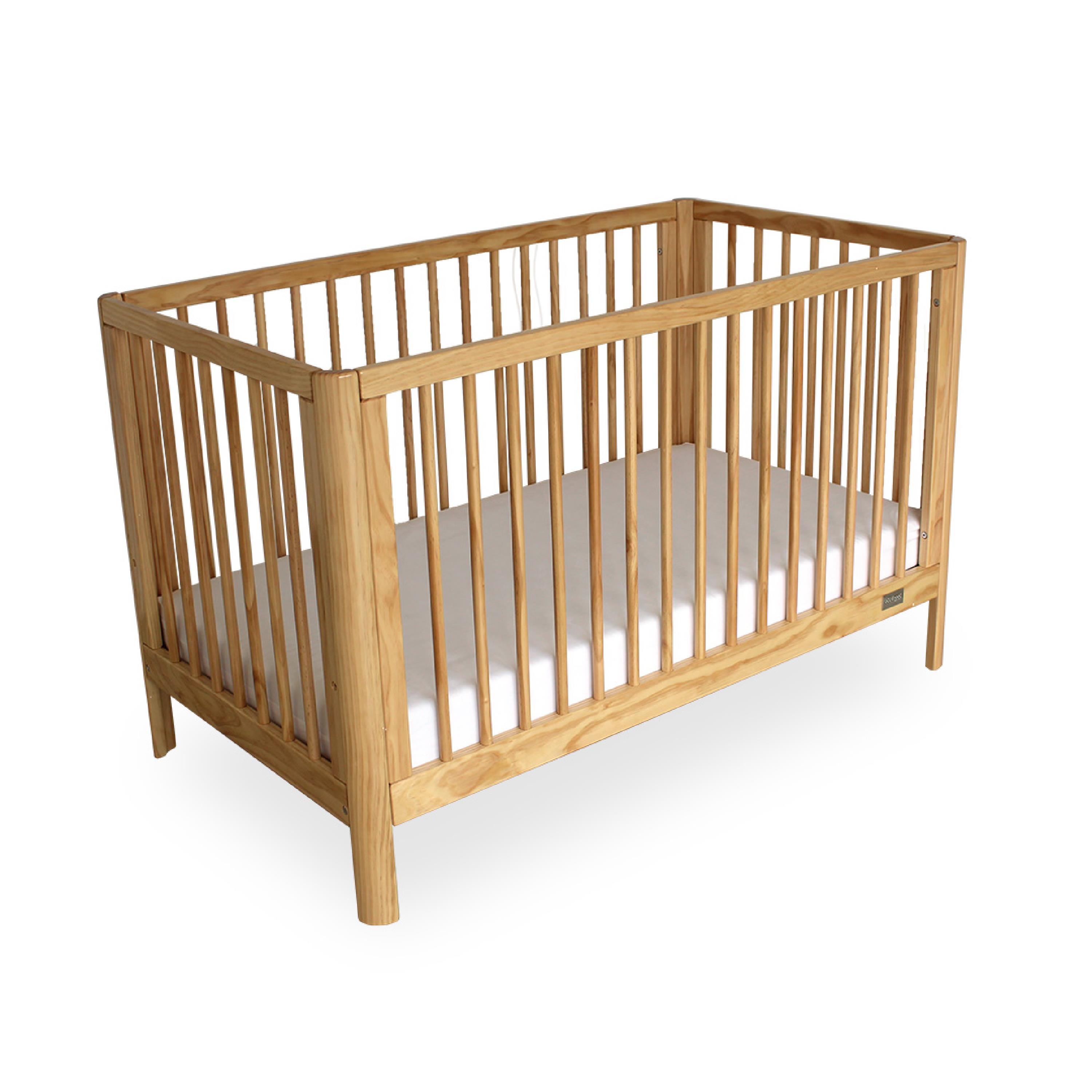 Babyhood Dune Cot - Natural | Cots | Baby Bunting AU
