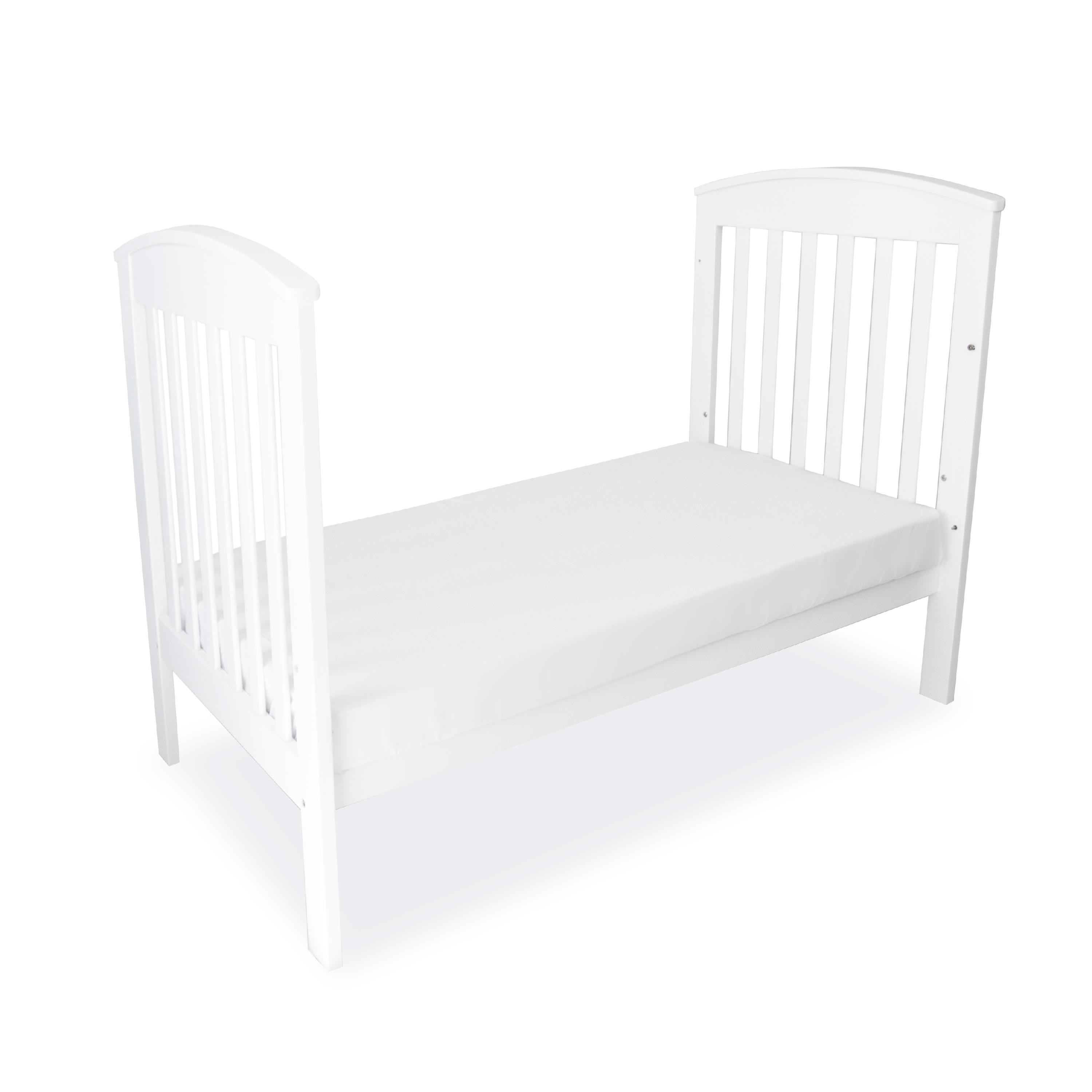 Babyhood Classic Curve Cot - White | Cots | Baby Bunting AU
